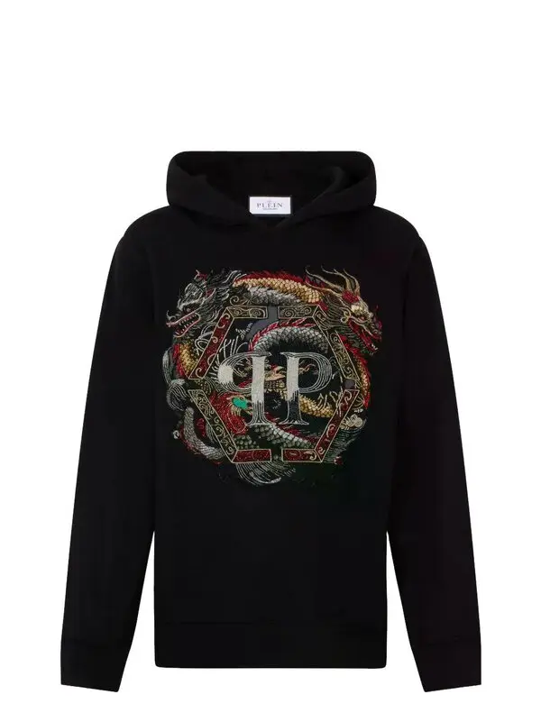 Philipp Plein Graphic Hoodie - Black