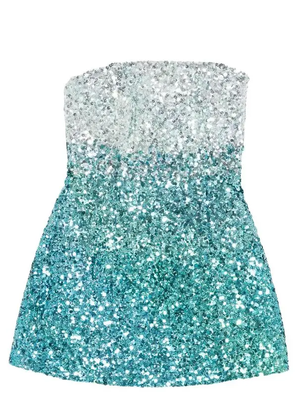 Retrofete Tancy Mini Dress - Blue