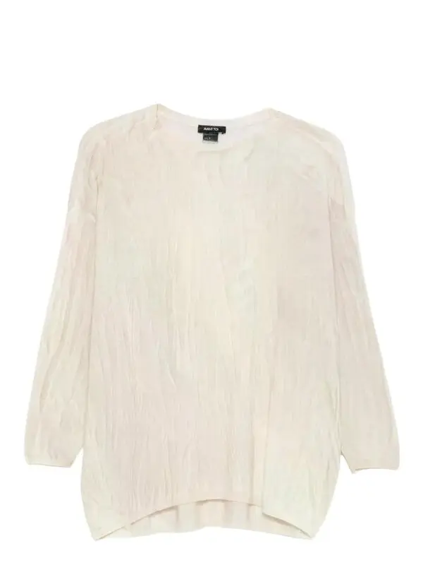 Avant Toi Long-sleeve T-shirt - Neutrals
