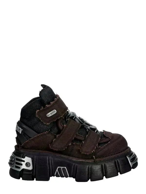 NEW ROCK M-285-c76 Ankle Boots - Brown