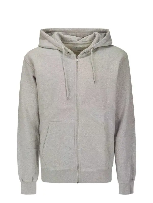 Colorful Standard Organic-cotton Zip-up Hoodie - Grey