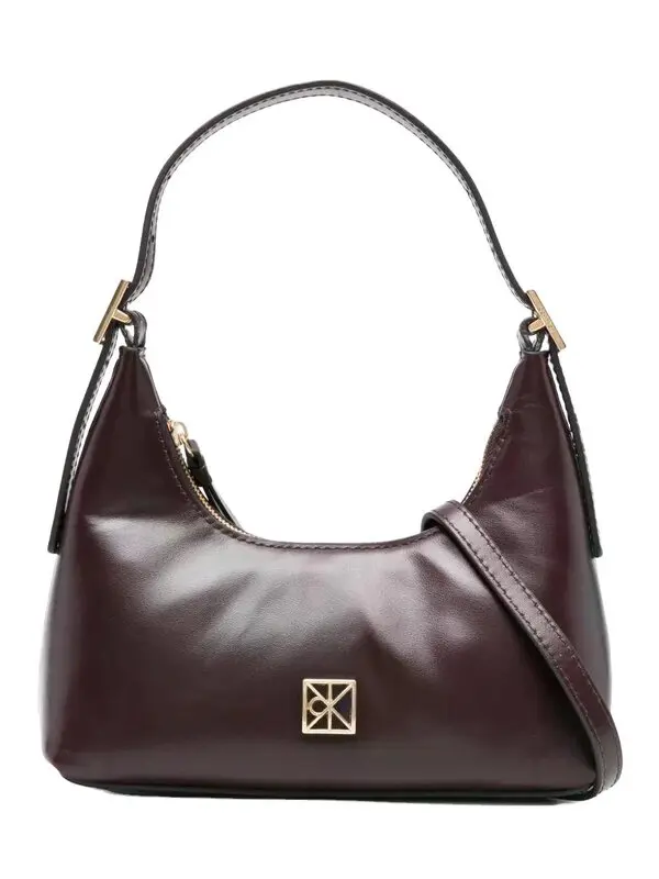 Calvin Klein Small Logo-emblem Shoulder Bag - Red