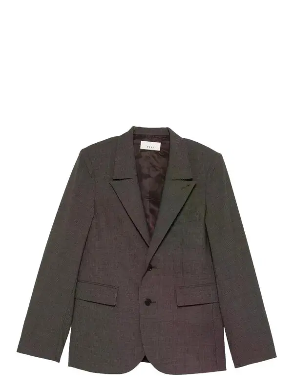 6397 Houndstooth Blazer - Grey