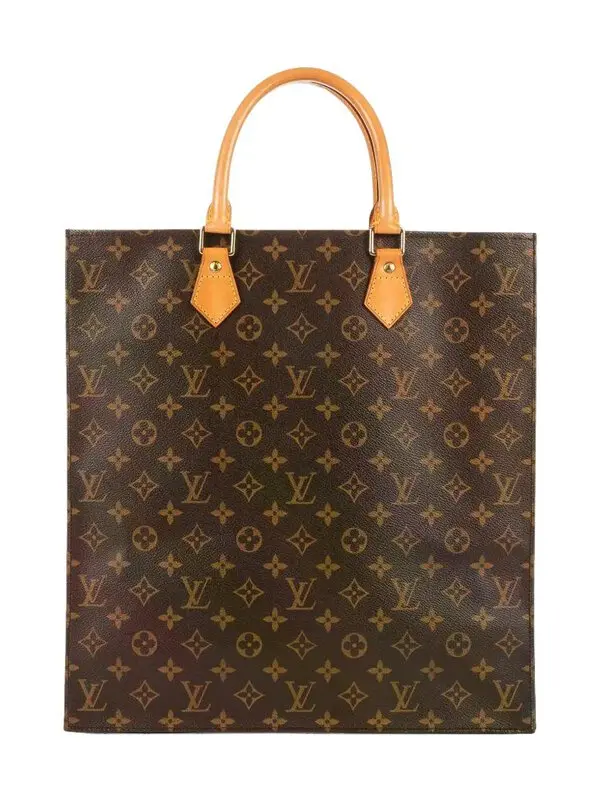 LOUIS VUITTON Monogram Tote Bag - Brown