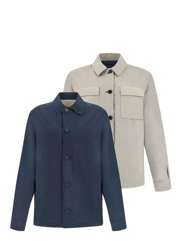 Paul & Shark Reversible Shirt Jacket - Blue