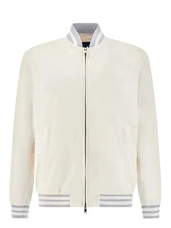 Paul & Shark Zip Fastening Bomber Jacket - Neutrals