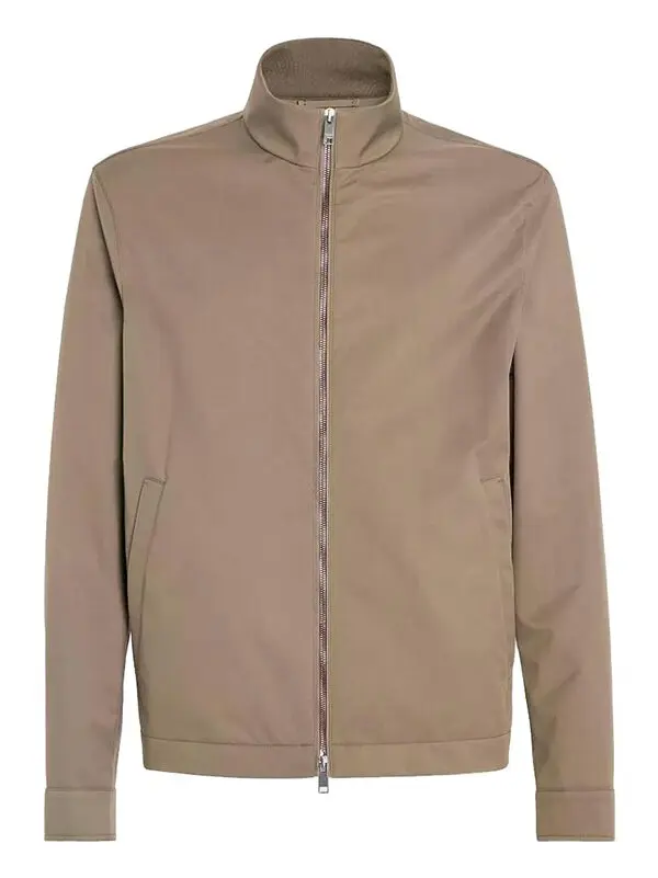 Zegna Zip-fastening Jacket - Brown