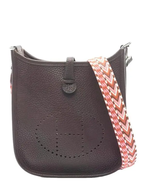 Hermès 2022 Evelyne Tpm Leather Shoulder Bag - Red