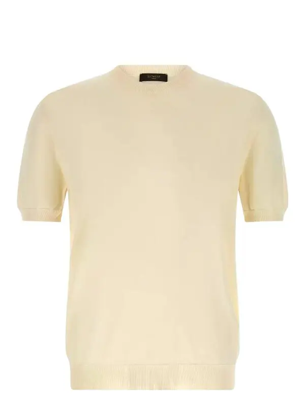 ZANONE Crew-neck Short-sleeve T-shirt - Neutrals