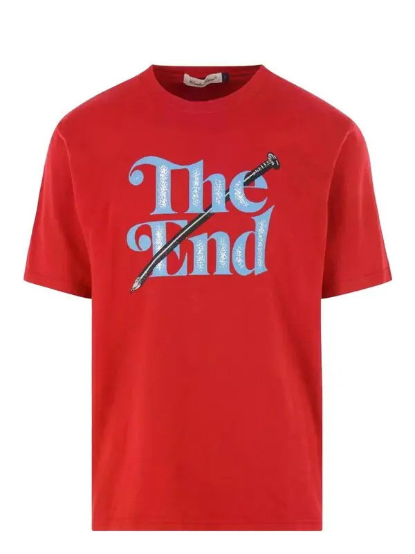 Undercover Print Short-sleeve T-shirt - Red
