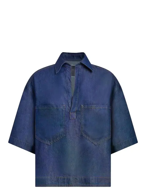 DONDUP Pocket Short-sleeve Top - Blue