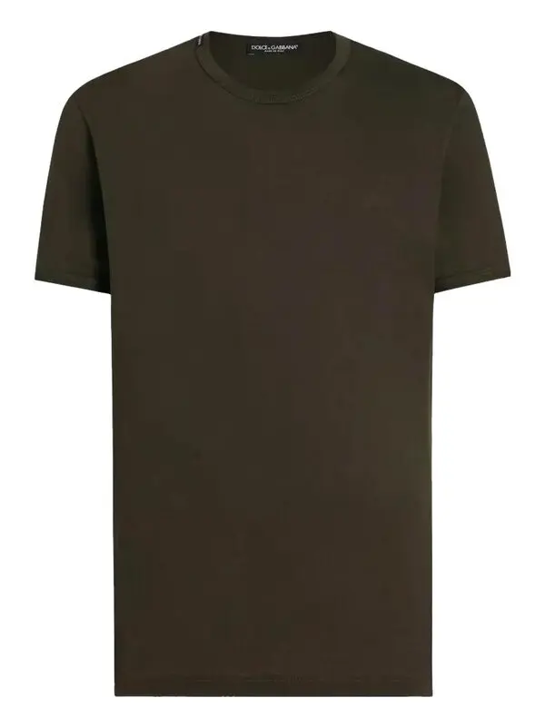 Dolce & Gabbana Crew-neck T-shirt - Brown