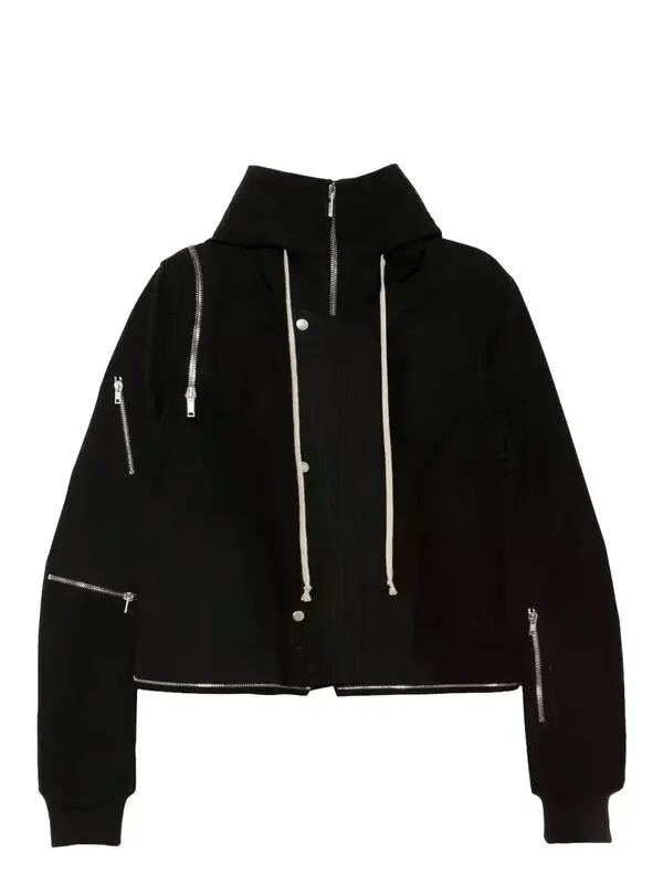 Rick Owens Cropped Headon Jacket - Black