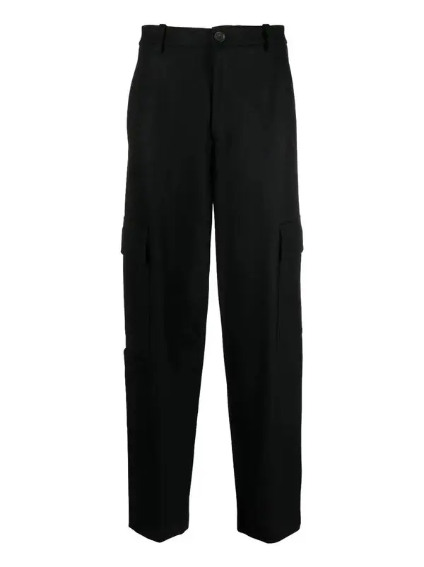 Erika Cavallini Tapered Cargo Trousers - Black