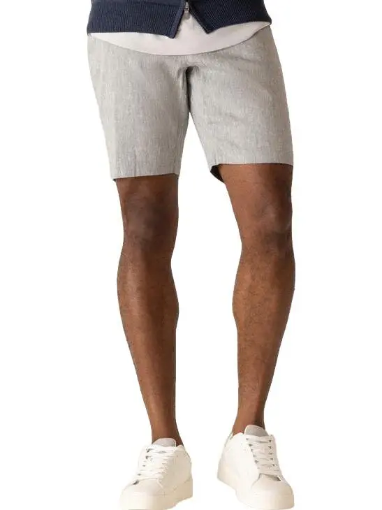 DEKE Linen-blend Bermuda Shorts - Black