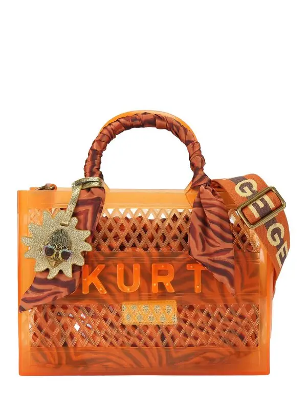 Kurt Geiger Small Jelly Tote Bag - Open Brown