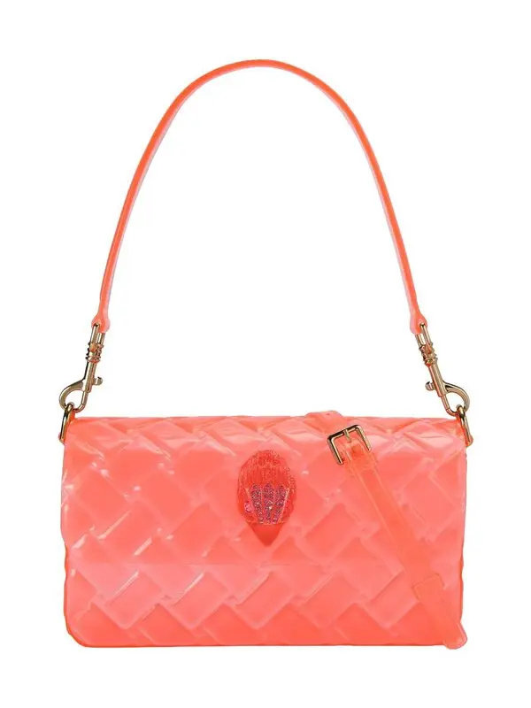 Kurt Geiger Kensington Jelly Shoulder Bag - Open Pink