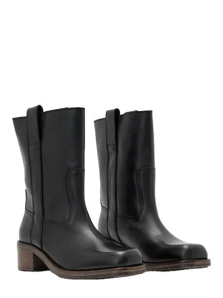 ALLSAINTS Terri Block Heel Boots - Black