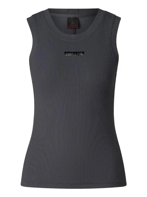 Bogner Ribbed Knit Top - Anthracite