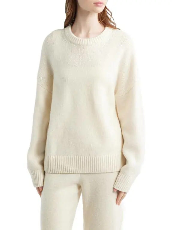 House Of Cb Wool Knit Sweater - Cream