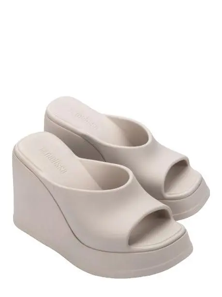 Melissa Platform Wedge Sandal - Beige