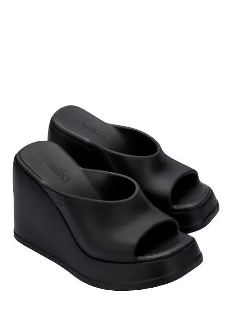 Melissa Platform Wedge Sandal - Black