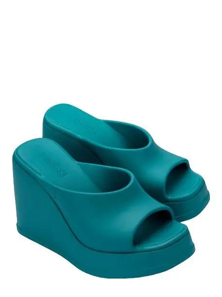 Melissa Platform Wedge Sandal - Green