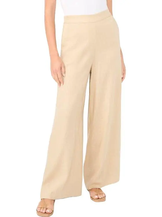 Vince Camuto Wide-leg Pull-on Pants - Camel