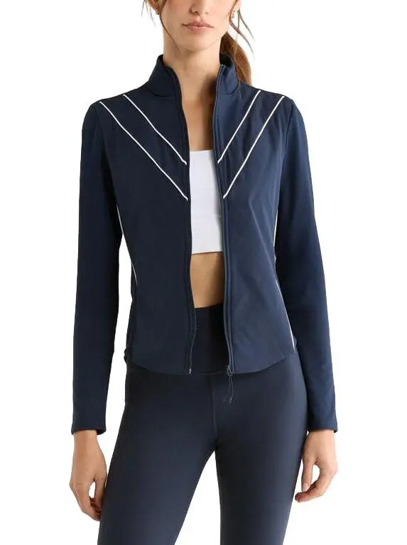 Zella Tiebreaker Hybrid Jacket - Navy Sapphire
