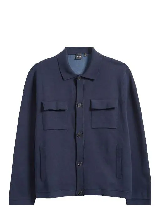 BOSS Uttoni Shirt Jacket - Dark Blue