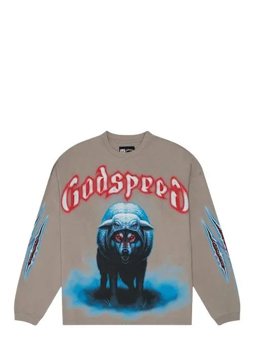 GODSPEED W.i.s.c Ii Long Sleeve Tee Shirt - Slate Grey