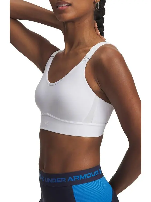 Under Armour Infinity Mid 2.0 Sports Bra - White//white