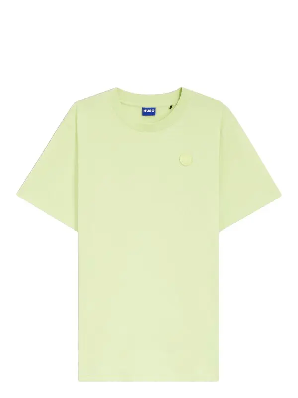 Hugo Cotton-jersey T-shirt With Logo - Green