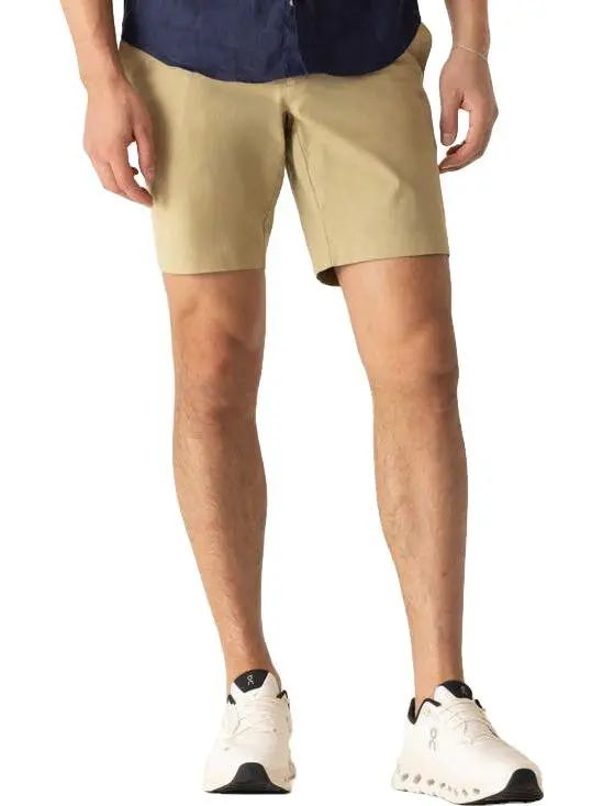 DEKE Galaxy 8.5-inch Bermuda Stretch Twill Shorts - Khaki Beige