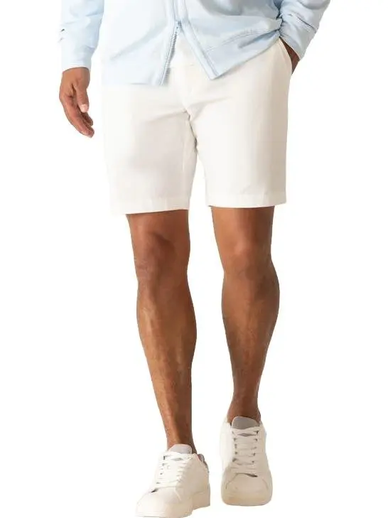 DEKE Galaxy 8.5-inch Bermuda Stretch Twill Shorts - White