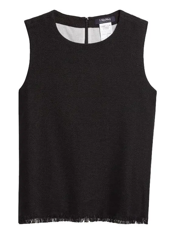 Max Mara Anika Sleeveless Top - Black