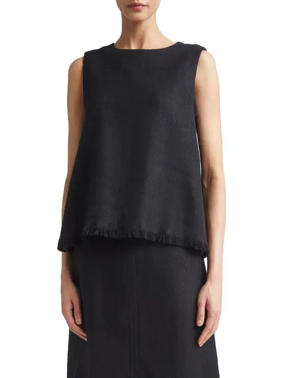 Max Mara Anika Sleeveless Top - Black