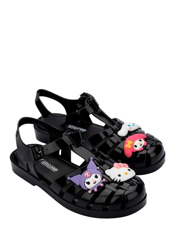 Melissa X Hello Kitty And Friends Fisherman Sandal - Black