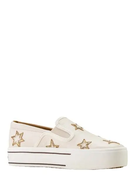 Ariat Skylar Slip-on Platform Sneakers - Ivory Pearl