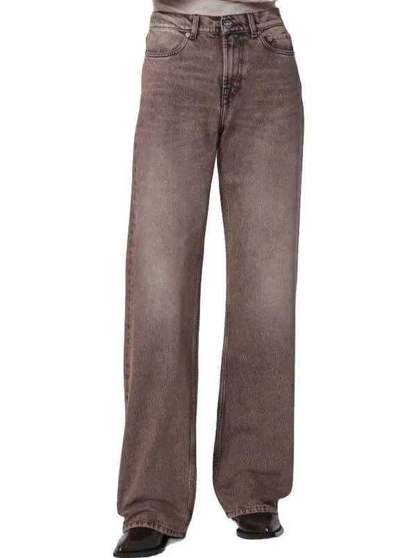 Our Legacy Wata Cut Jeans In Clay Breeze Wash - Brown