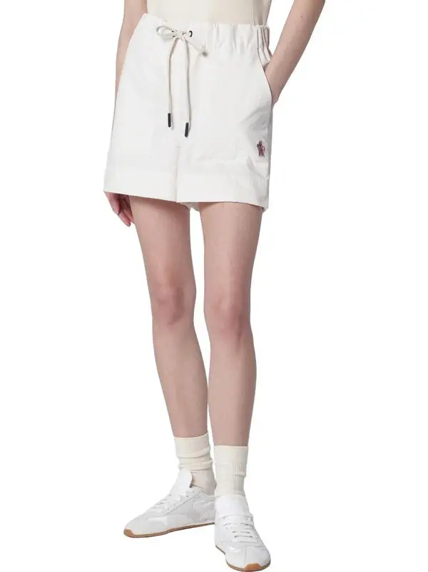 Moncler Technical Froissé Shorts - Beige