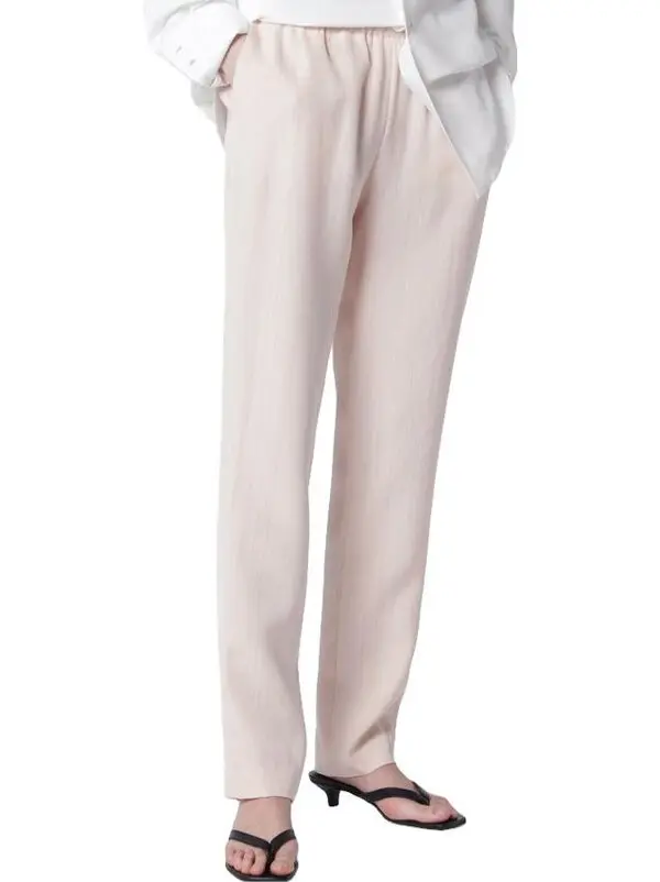 Loulou De Saison Light Wool-blend Trousers - Pink