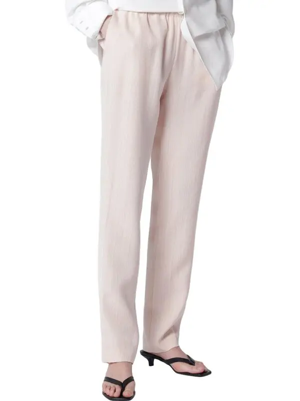 Loulou De Saison Light Wool-blend Trousers - Pink