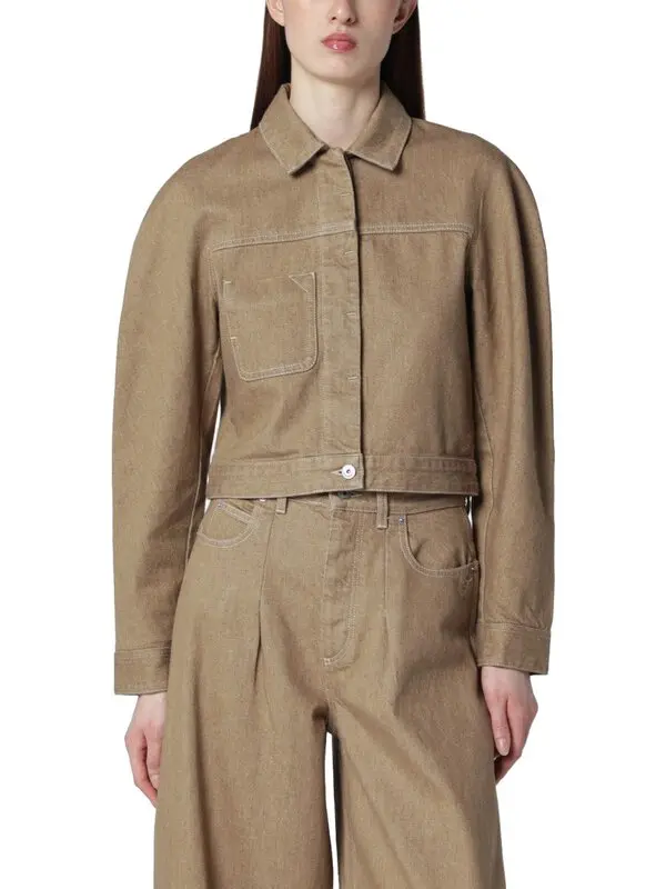 Jacquemus Ovalo Cargo Jacket - Beige