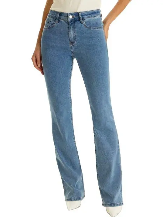 THE NOLI SHOP Aria Flare Jean - Medium Blue