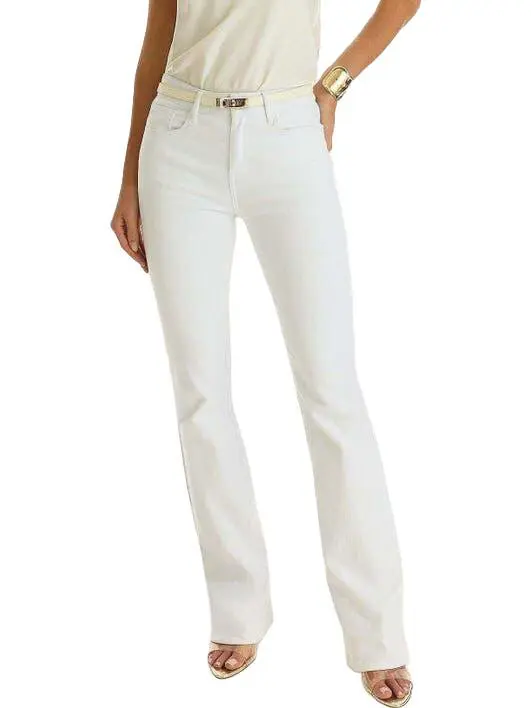 THE NOLI SHOP Aria Flare Jean - White