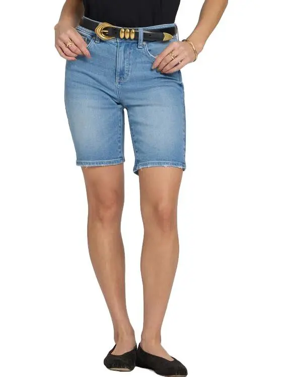 NYDJ Ella Side Slit Denim Shorts - Vista Lakes