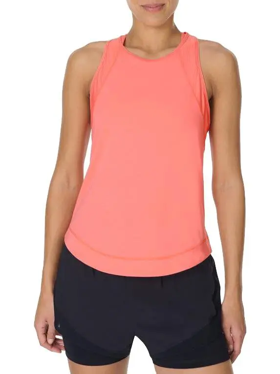 Sweaty Betty Breathe Easy Run Mesh Tank - Melon Pink