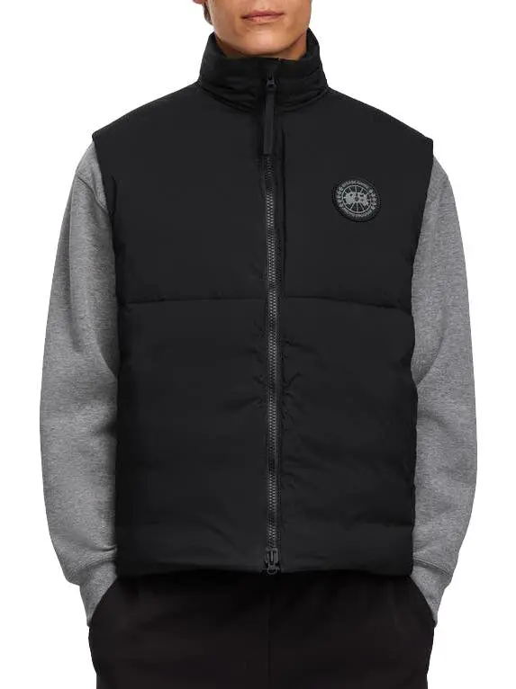 Canada Goose Lodge Packable 750 Fill Power Down Vest - Black - Noir