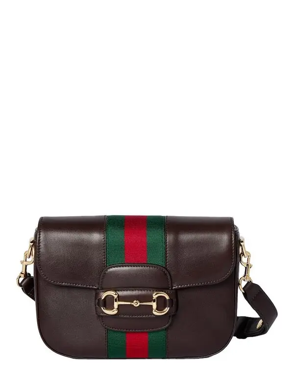 Gucci Horsebit 1955 Small Shoulder Bag - Brown
